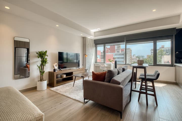 Chic Central Park Studio (Reforma) - Mexico City