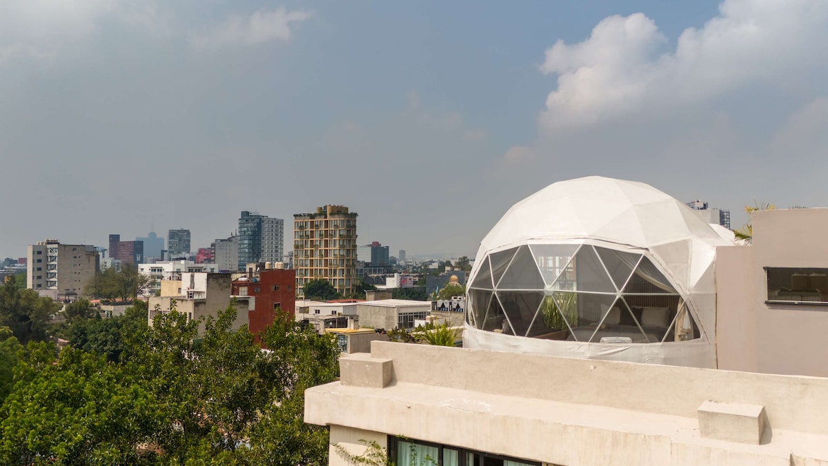 Threshold | Sky Domes in Roma Norte (Tamoa) - Yurts for Rent in Mexico ...