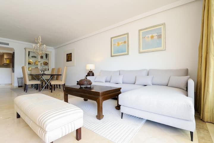 Los Monteros Palm Beach Avec Jardin - Marbella