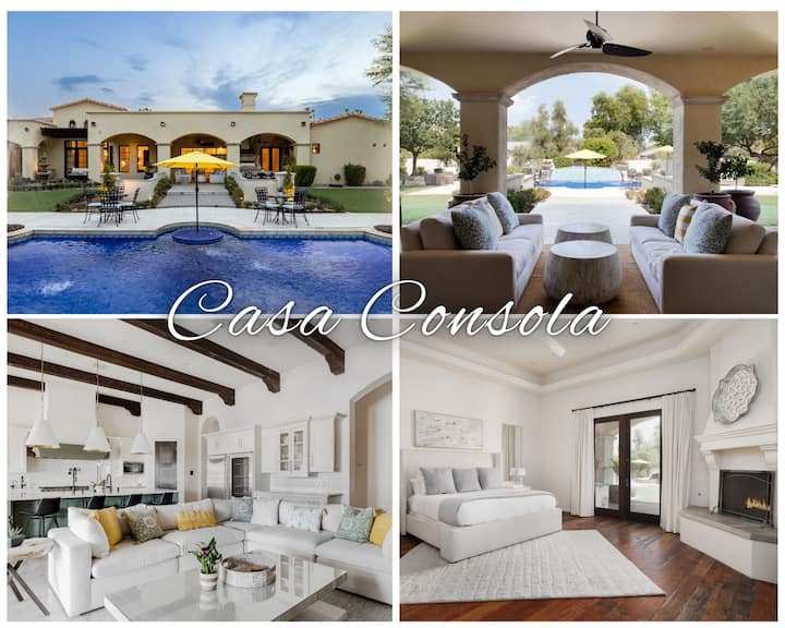 Swss-casaconsola 9 Beds|game Room|pool|hot Tub - Paradise Valley, AZ