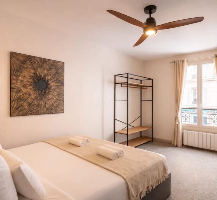 Appartement Familial à Paris : 2 Chambres & Wi-fi - Paris