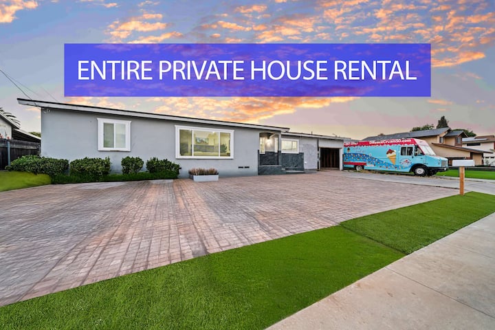 4br/2bth Kingbed, 80"tv, Gated Yard, Ranch - La Mesa, CA