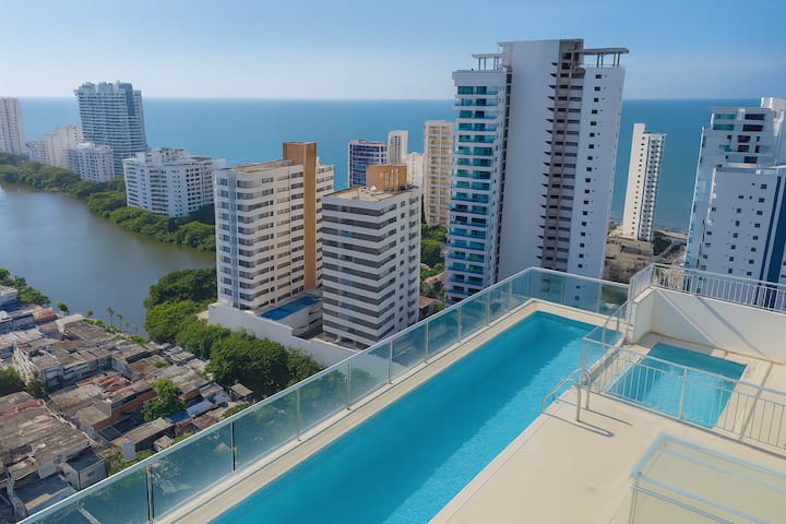 Apartamento En Torices | Piscina & Terraza - Cartagena das Índias