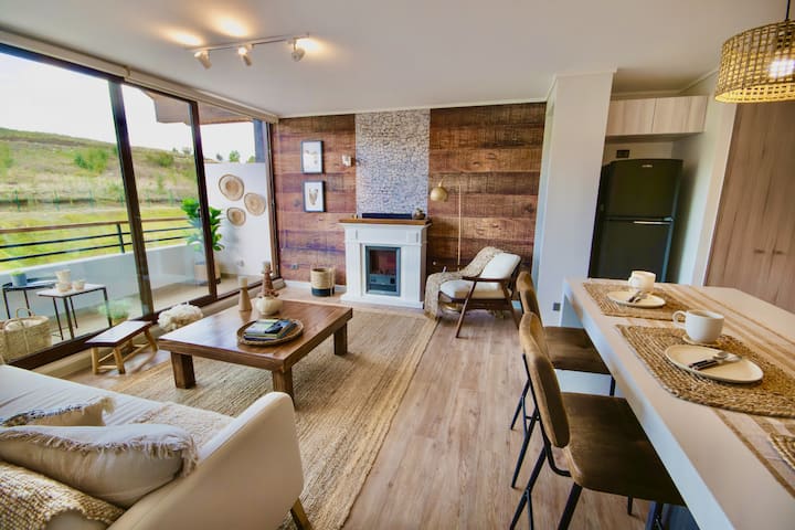 Terraza Privada, Chimenea Y Descanso Real - Puerto Varas