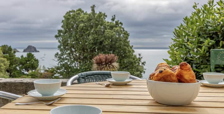 Spacieuse Maison Belle Vue Mer, Tout à Pied - Cancale