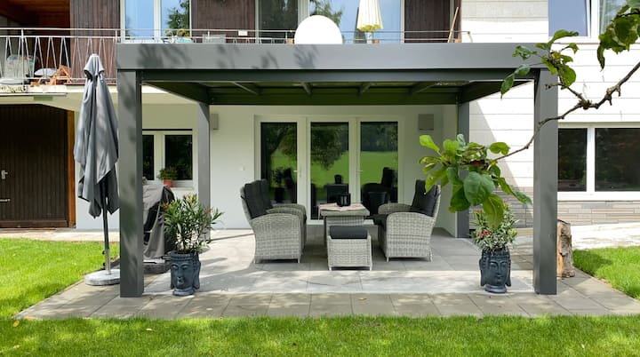 Tolles Apartment Mit Großer üBerdachter Terrasse - Überlingen