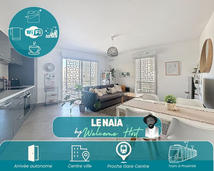 Le Naïa, Appartement Cosy & Chic à Port Marianne - Montpellier
