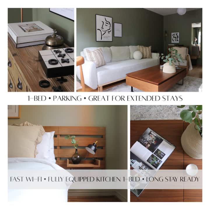 Modern 1 Bed | Free Parking | Long Stay Ready - Oxford