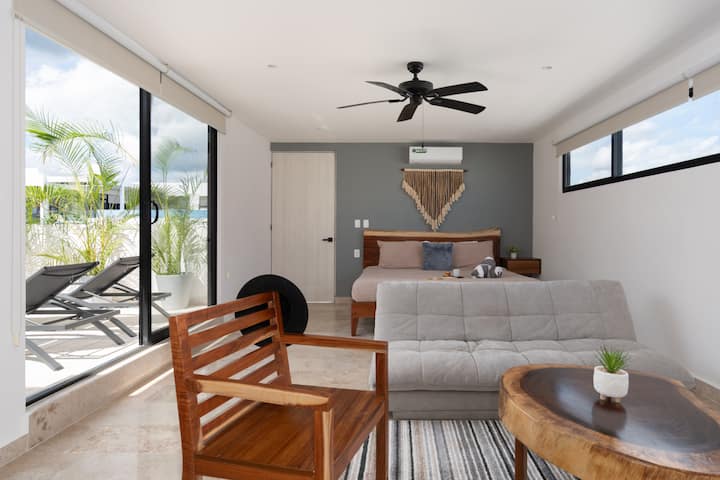 Luxury 3br Penthouse With Private Pool & Gym - Tulum
