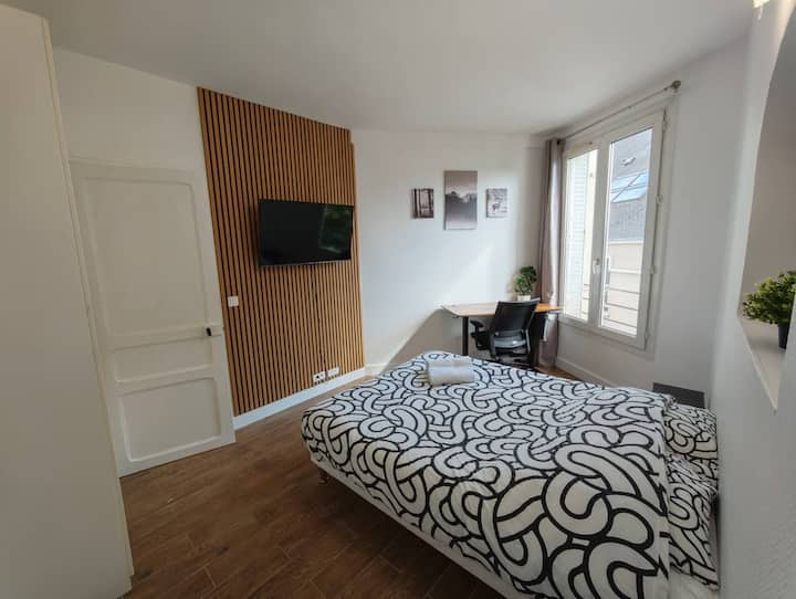 Paris Cosy Studio - 15 Min Paris - Parc des Expositions Paris le Bourget