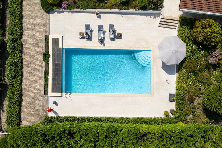Dual Villas, Pool & Gym Retreat By Hostwise - Baltar