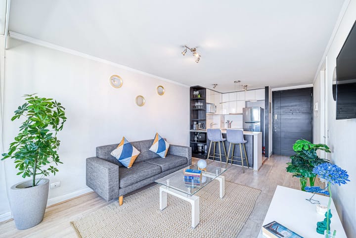 Luz De Kennedy - 1d, Wifi, Mall & Parking - Las Condes