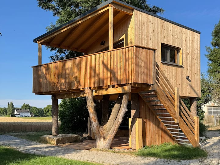 Baumhaus Im Feriengarten M.schlafhütten,burgsalach - Pappenheim