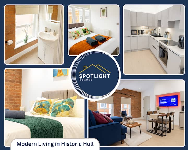 Stylish Top-floor 2-bed Apartment - キングストン・アポン・ハル