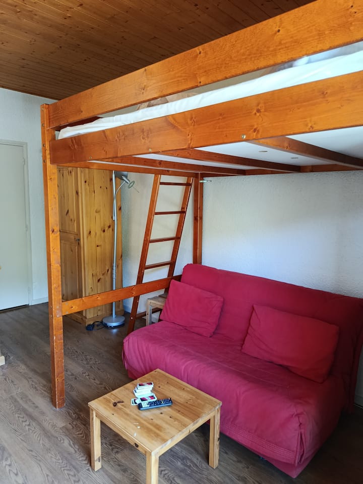 Studio + Coin Cabine Vue Montagne 6 Personnes - Bu - Guillestre