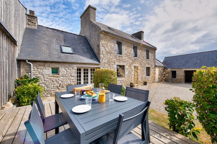 Gîte De Vacances Pour 6 Avec Jardin - 800 M Plage - Kerlouan