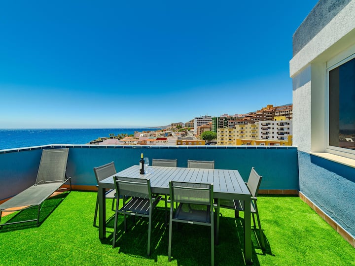 Penthouse Sunset, Vue Mer & Terrasse – 2 Ch. - Candelaria, España
