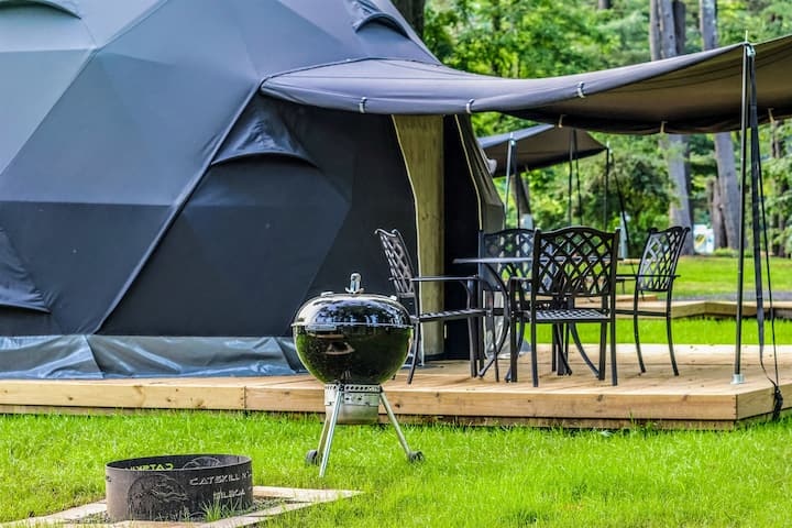 Luxury Catskill Mountains Dome Retreat - Mine Kill State Park, North Blenheim