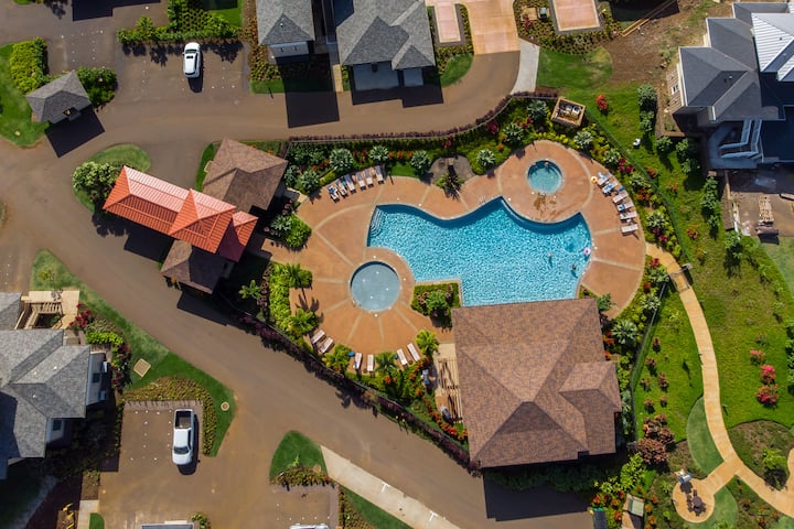 *New* 3 Bed Sleeps 8 A/c, Pool & Hot Tub In Poipu! - Kauai, HI