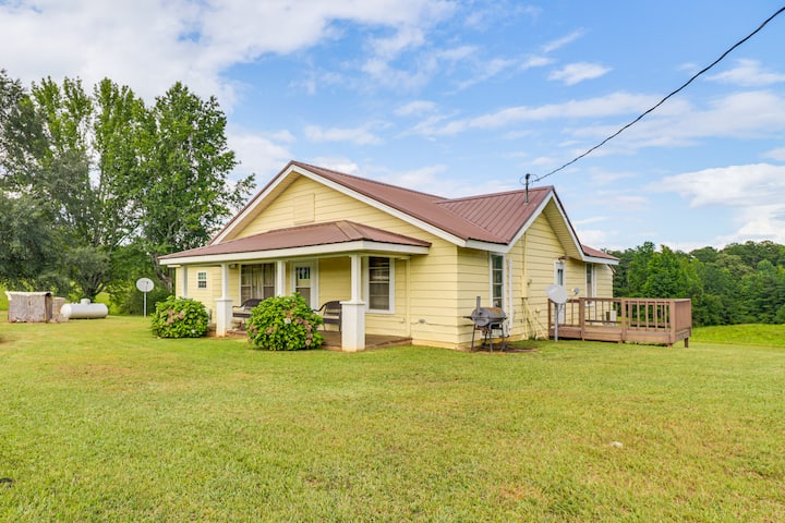 Bbq Ready: Delta Country Home On 30 Acres - Cheaha State Park, Delta