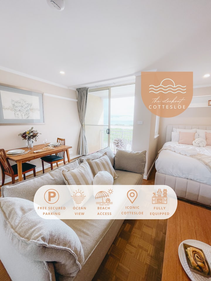 Top Floor Cottesloe Studio – Sea Views & Parking - Perth