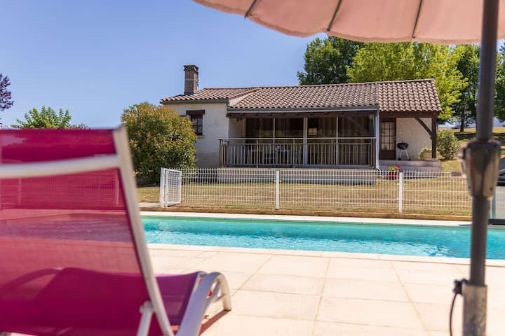 Resoules Ii - 1 éToile, Piscine, Pleine Nature - Gourdon