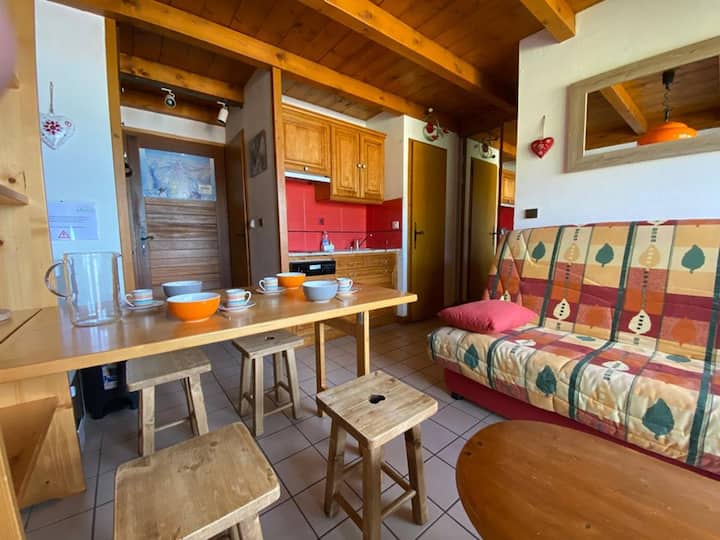 Studio Cosy 4 Personnes à 100m Des Pistes - Crest-Voland