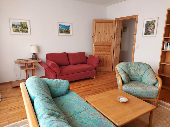 Ferienwohnung Hildegard, Mit Terrasse - Mandelbachtal