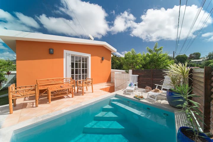 Coconut Bay House Avec Piscine Et Jacuzzi - Martinique