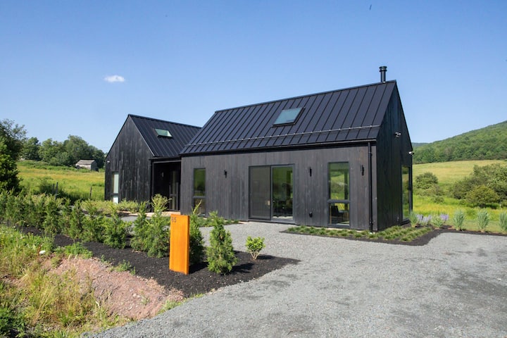 Endless Meadow House: Sweeping Views | Scandi - Hobart, NY