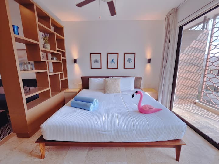 Rooftop Ocean View Apt. Beach 2 Blocks Away - Playa del Carmen