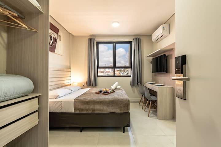 Apê Completo Em Sbc | Piscina, Academia E A/c - Santo André