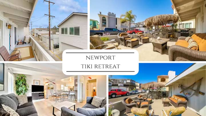 Newport Tiki Retreat Entire Duplex Steps To Beach - Newport Beach, CA