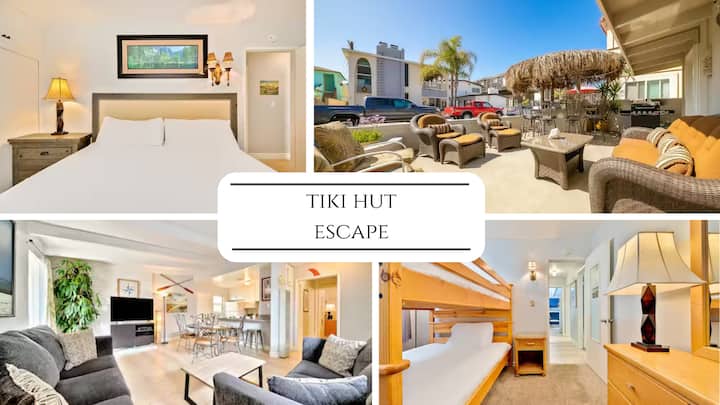 Tiki Hut Escape In Newport Steps To The Sand - Newport Beach, CA