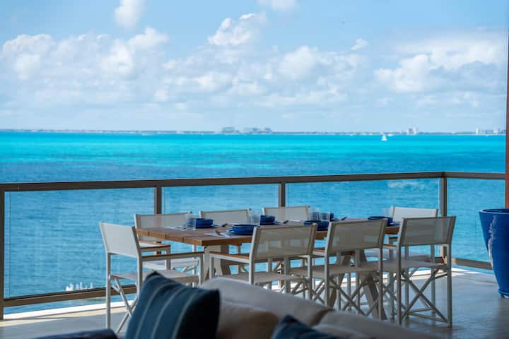 Luxury Escape | 4br | Beachfront & Ocean Views - Isla Mujeres