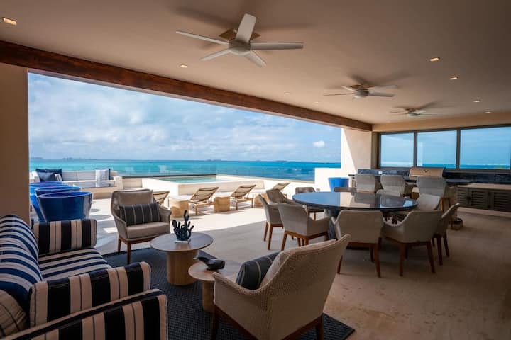 Luxury Penthouse | 9br | Private Rooftop W/ Pool - Isla Mujeres