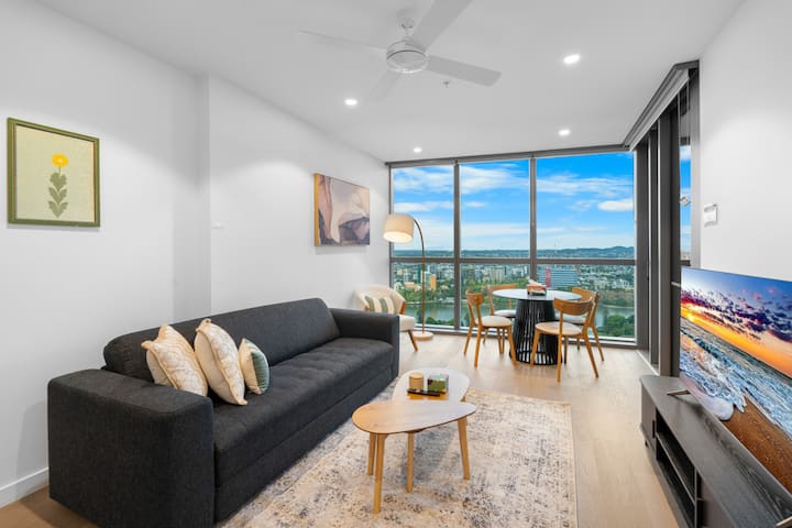 New Lux Queens Wharf Riverview With Pool/gym/sauna - Brisbane