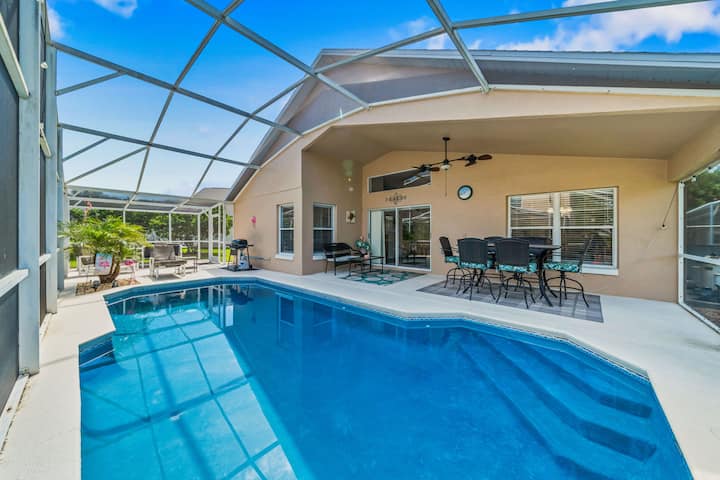 Family 3br Pool Home Near Disney W/ Private Patio - Davenport, FL