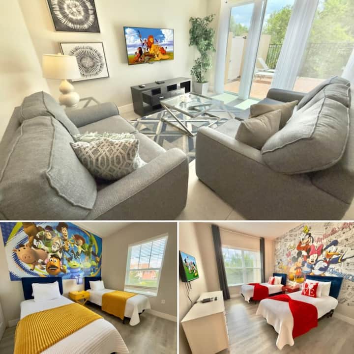 7498 Sa 5bd - Beautiful Townhome Close To Disney - Celebration, FL