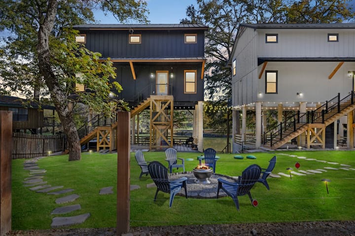 Schwarz & Weiß | Luxury Riverfront Compound - New Braunfels, TX