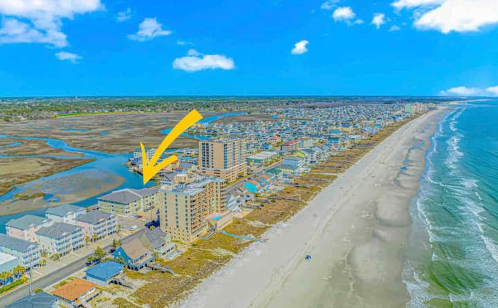 Ocean View Condo @Beach/cherry Grove Pier Sleeps 6 - North Myrtle Beach, SC