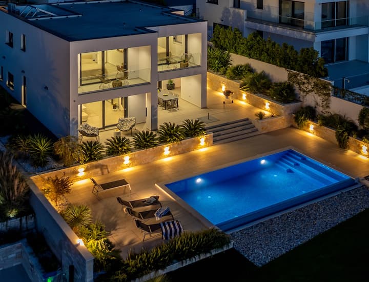 Villa For 8 With Heated Pool Spectacular Sea Views - Primošten