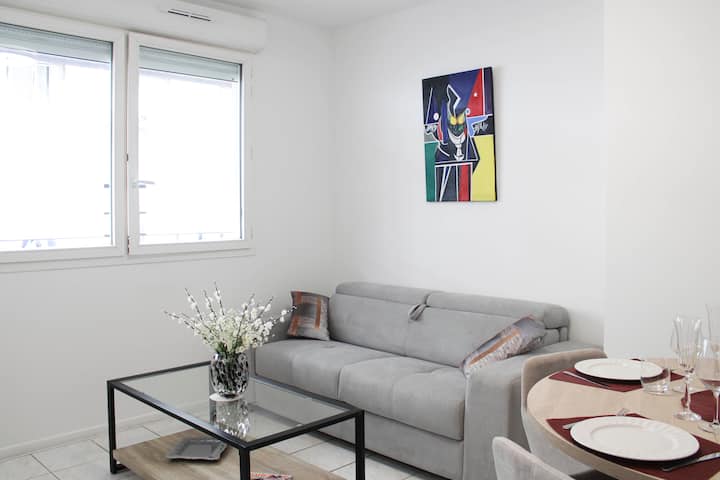 Appartement Lumineux Proche Paris Montmartre - Saint-Ouen