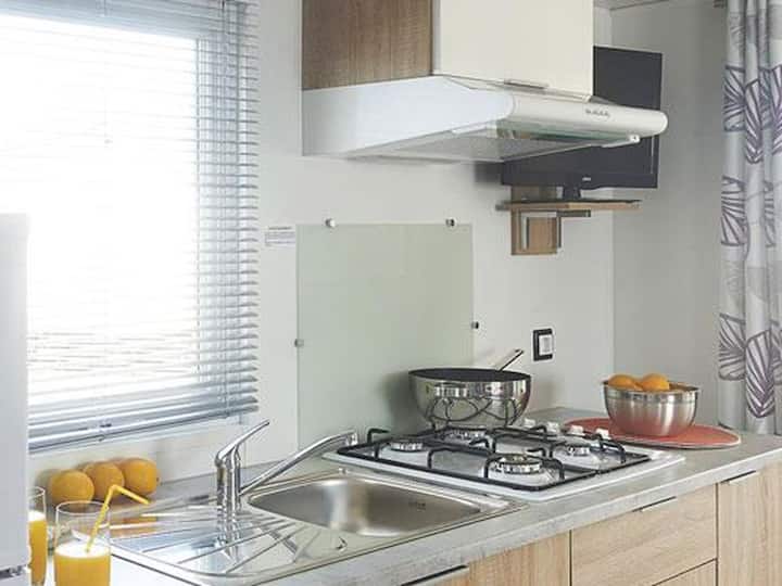 Mobil-home Cosy 3 Chambres Avec Terrasse - Saint-Gildas-de-Rhuys
