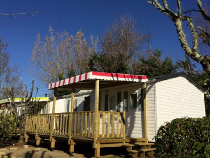 Mobil Home à Limeuil Avec Terrasse - 5 Pers. - Trémolat