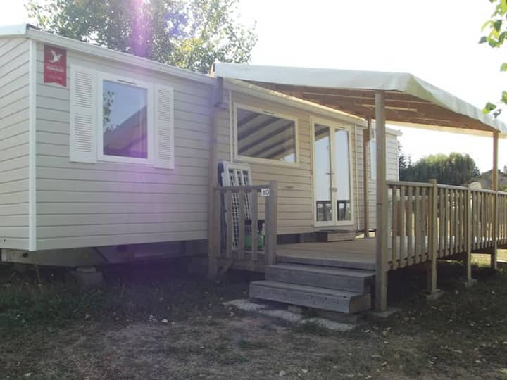 Mobil Home 3 Chambres Avec Terrasse, 6 Personnes - Hauterives