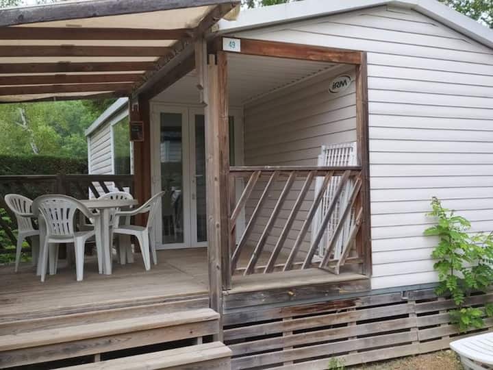 Mobil-home Avec Terrasse Pour 4 Personnes - Forcalquier