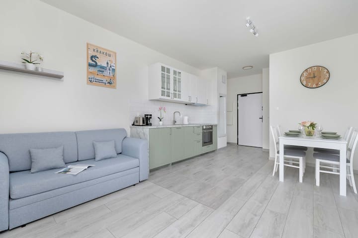 Rakowicka 20m | Bright Apartment | Desk | Terrace - Krakow