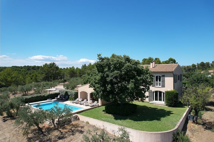 Villa Climatisée Vue Alpilles Mouries - Les Baux-de-Provence
