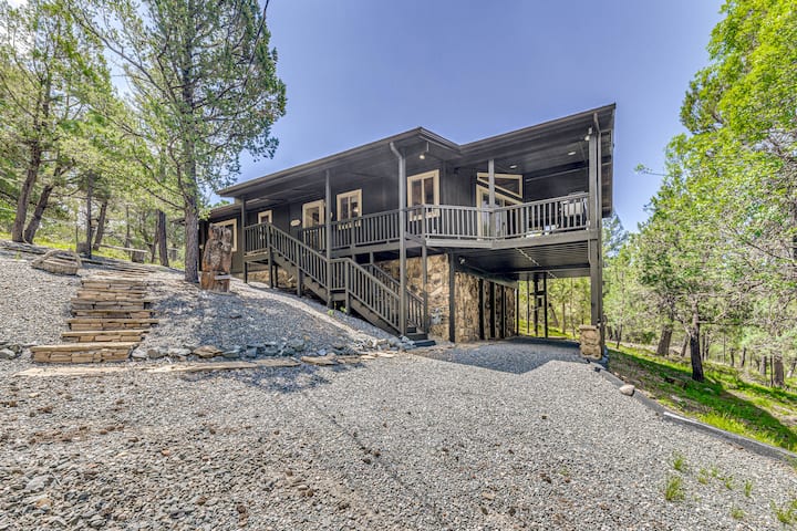 18 Mi To Ski Apache - Ruidoso Home Fit For Family! - Ruidoso, NM